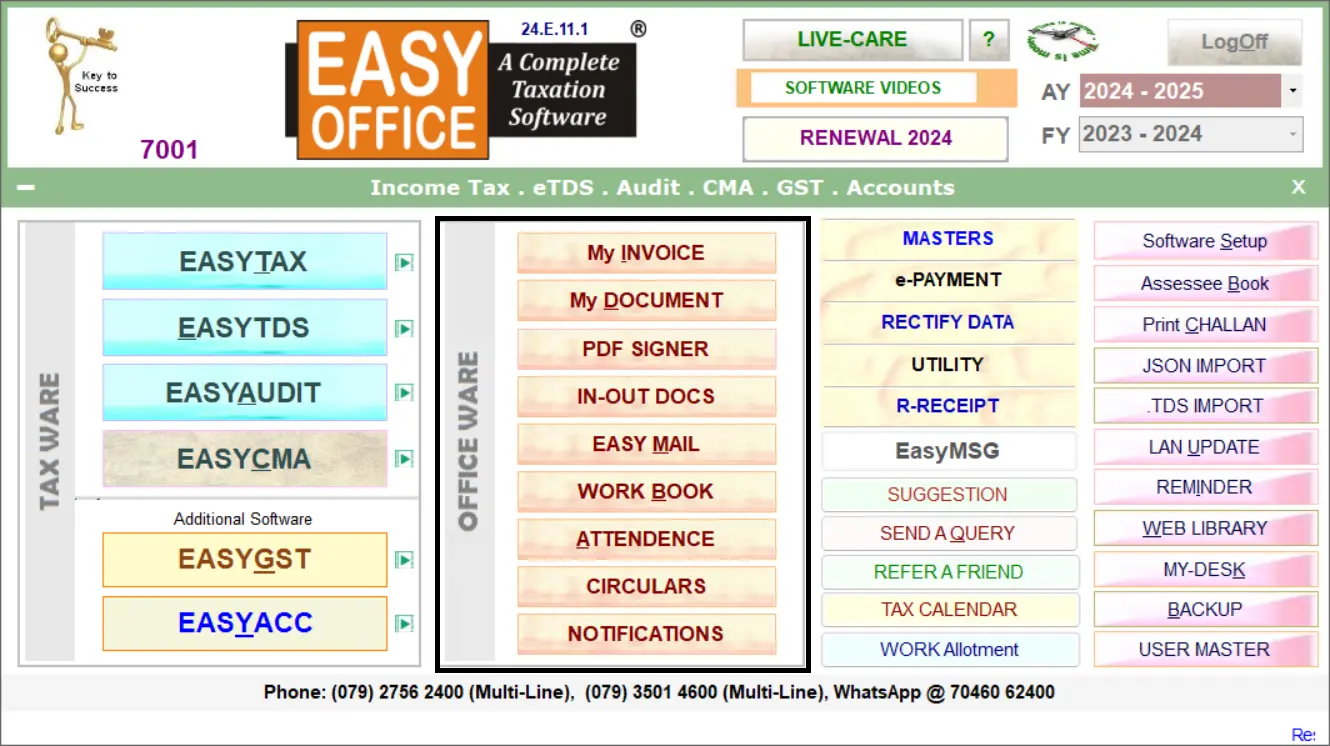 EasyOffice - Best Taxation Software for CA and Tax Professionals ...